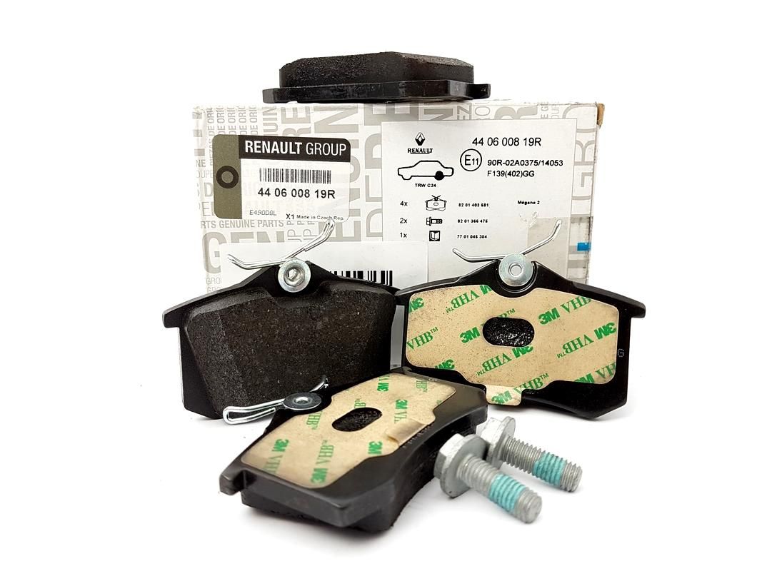 Brake Pads Rear New Original 440600819R 440602466R Renault Clio III ...