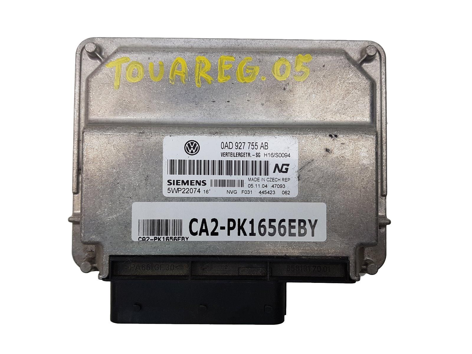 Gearbox Controller 0AD927755AB 5WP22074 VW - Buy now!