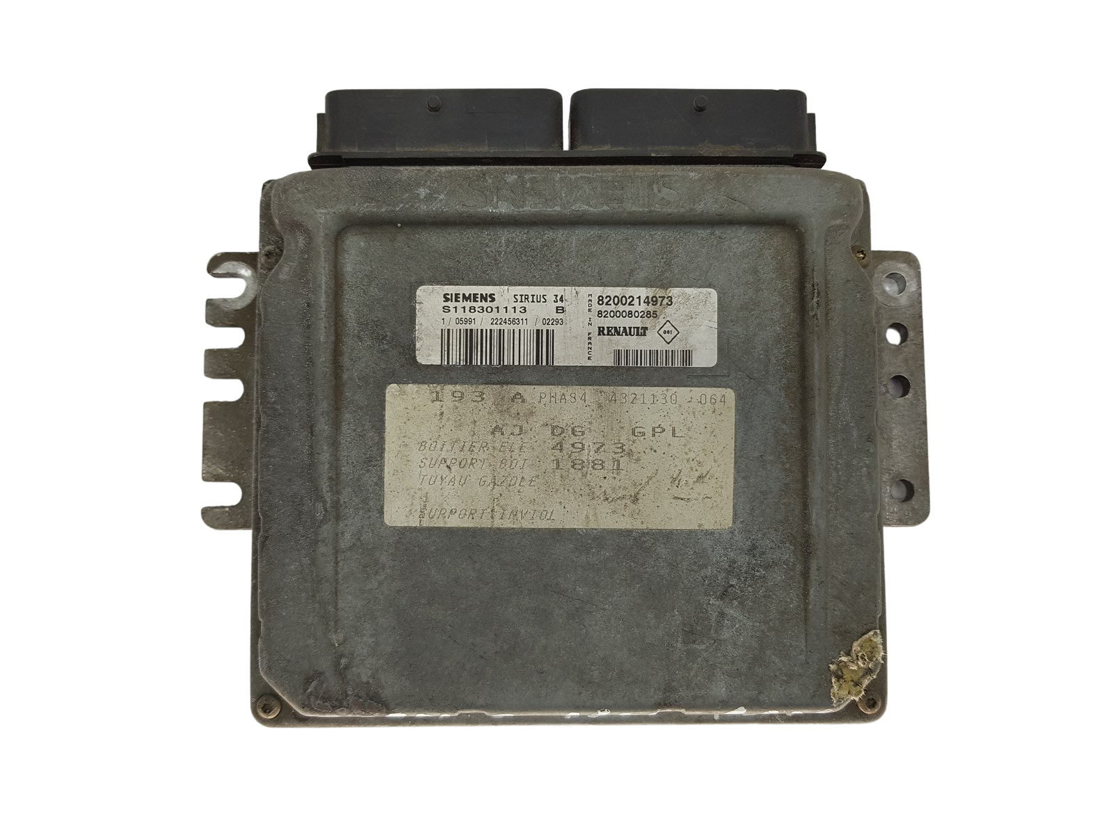Controller S118301113B 8200214973 8200080285 Renault Siemens 13430